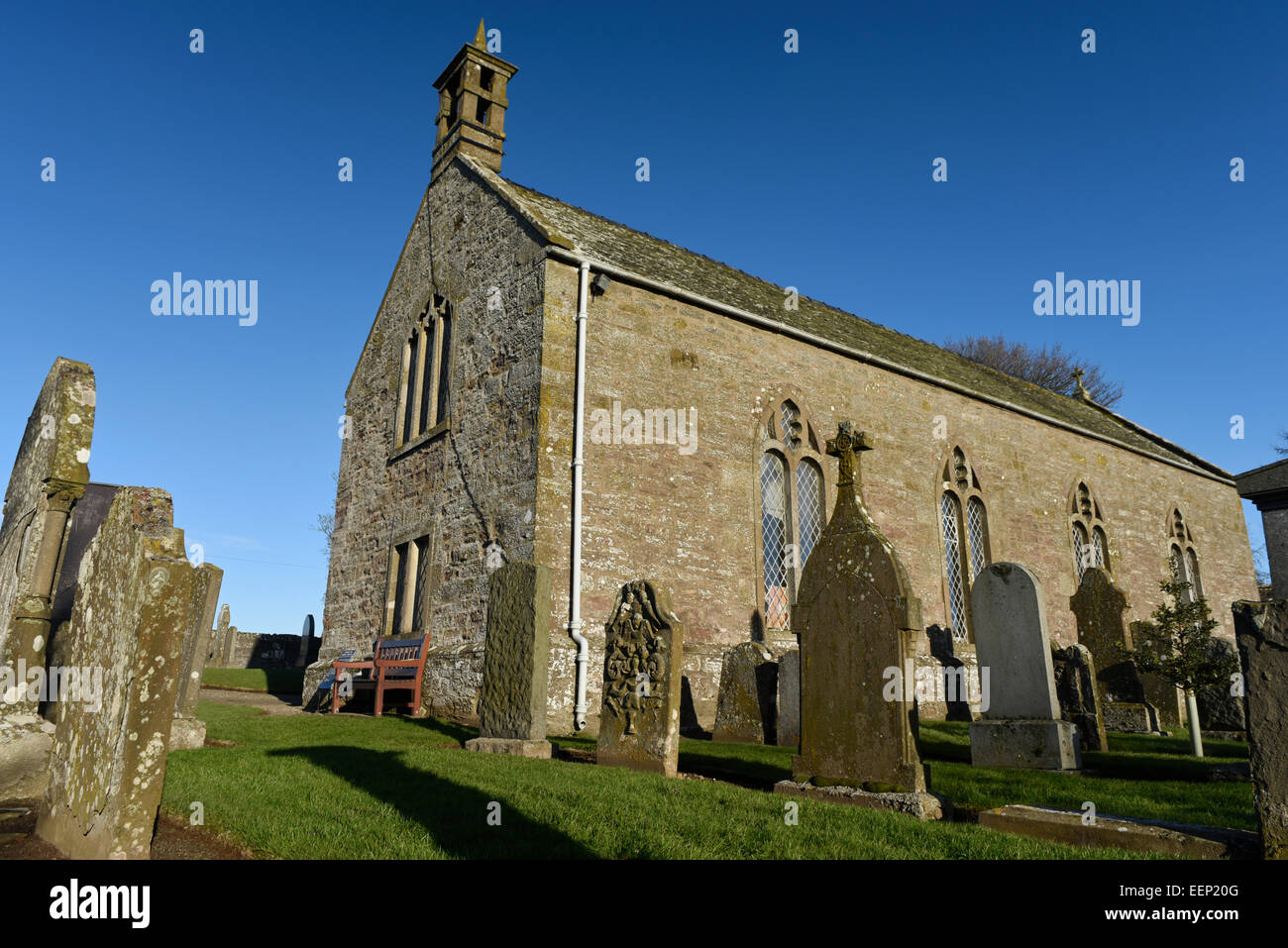 Aberlemno Church, Angus, where an 8th century Pictish stone "Aberlemno ...