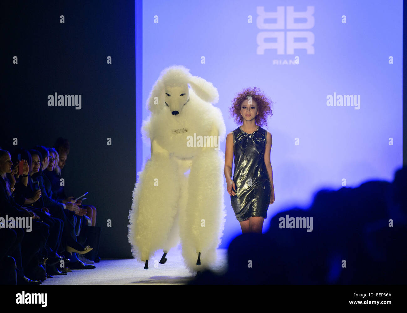 Berlin, Germany. 20th Jan, 2015. Model Anna Ermakowa, daughter of Boris ...