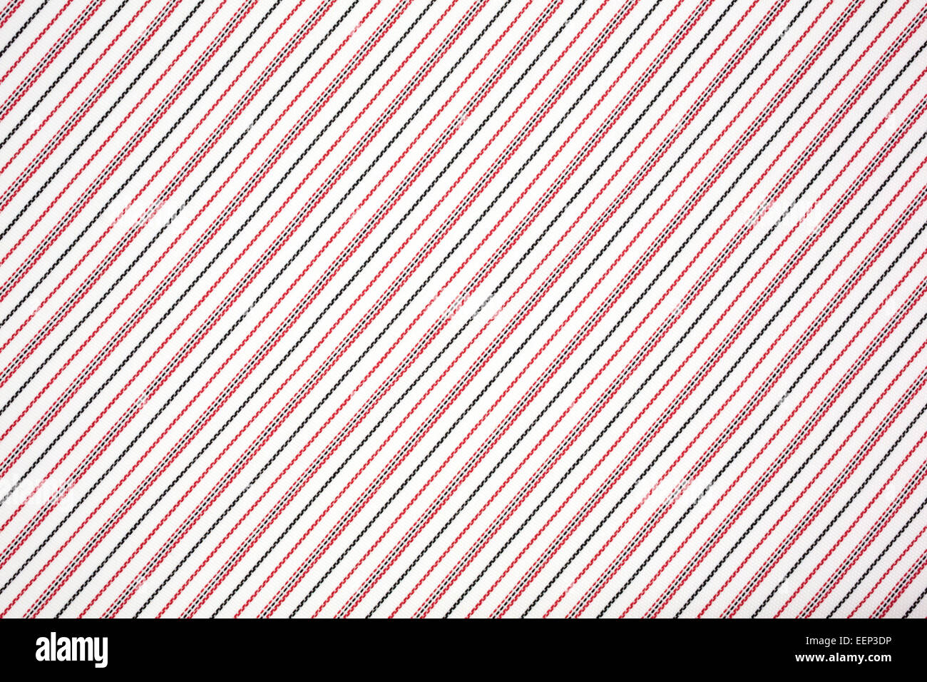 Rows of black and red stripes on white fabric Stock Photo - Alamy
