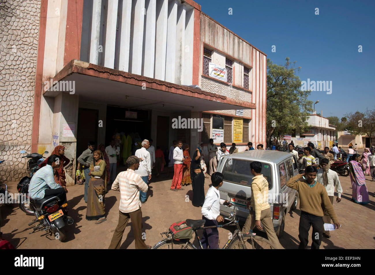 A Janani Express ambulance, Janani means “mother” in Hindi, transports ...