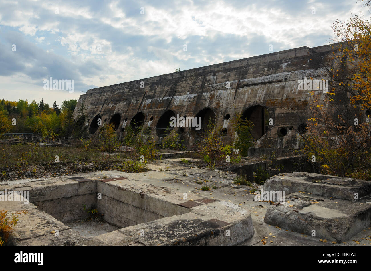 Old Pinawa dam power station near Pinawa Manitoba Canada Stock Photo ...