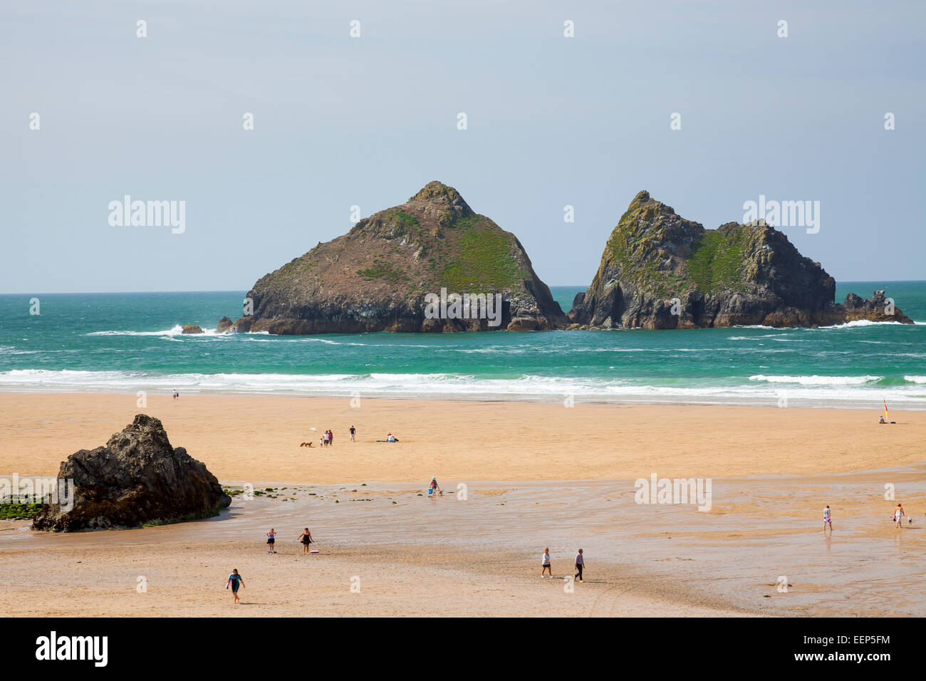 Holywell bay cornwall hi-res stock photography and images - Alamy