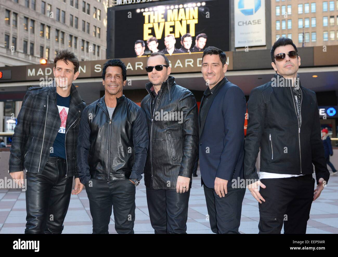 New York Ny Usa 20th Jan 2015 New Kids On The Block Joey Mcintyre