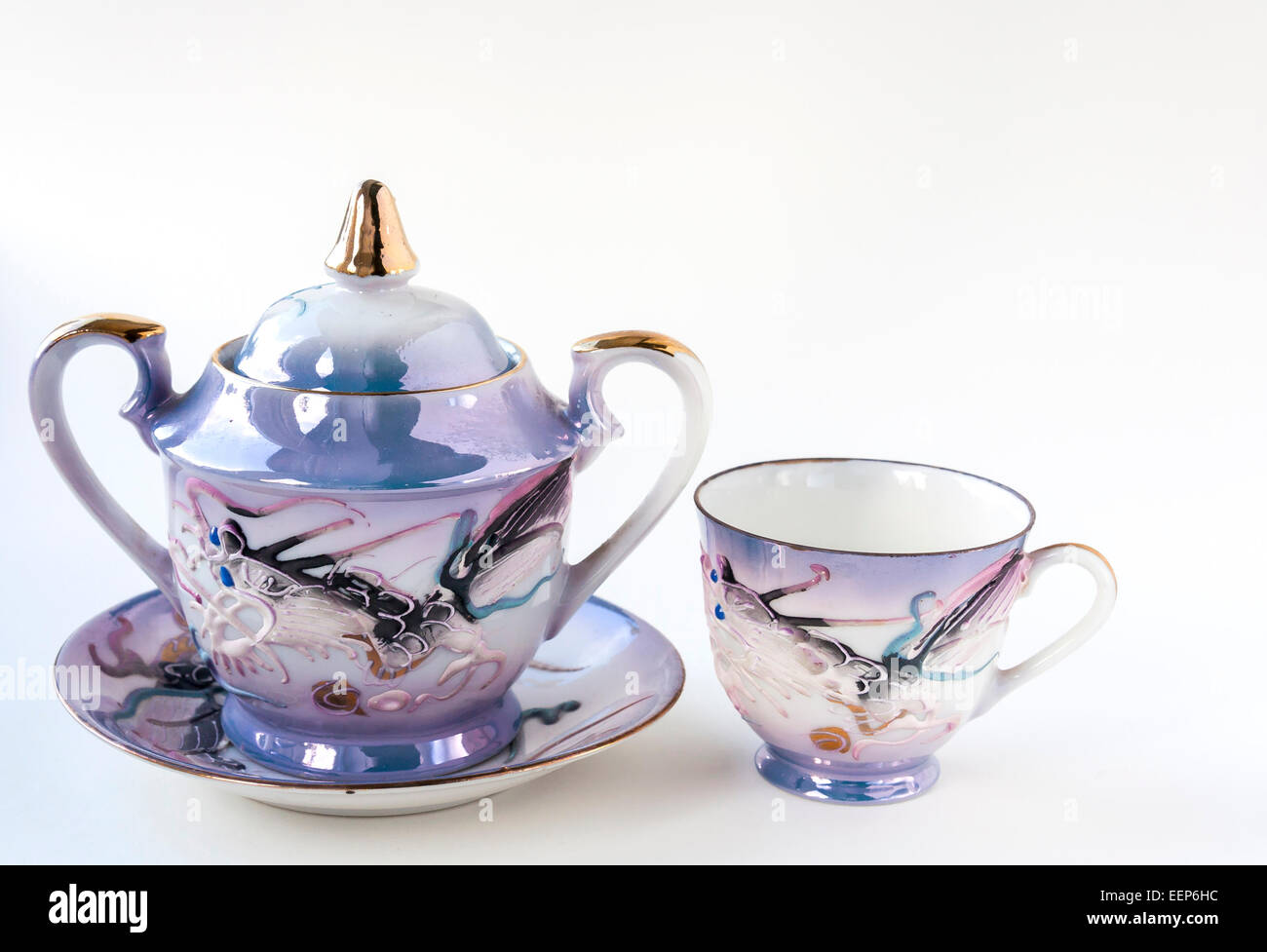 Old fashioned tea set hi-res stock photography and images - Alamy