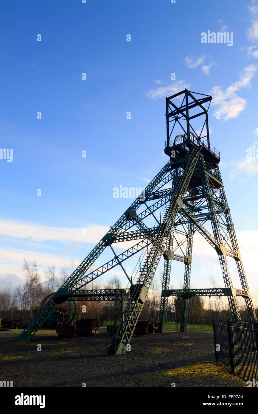 Bersham Colliery Headframe, Wrexham Stock Photo - Alamy
