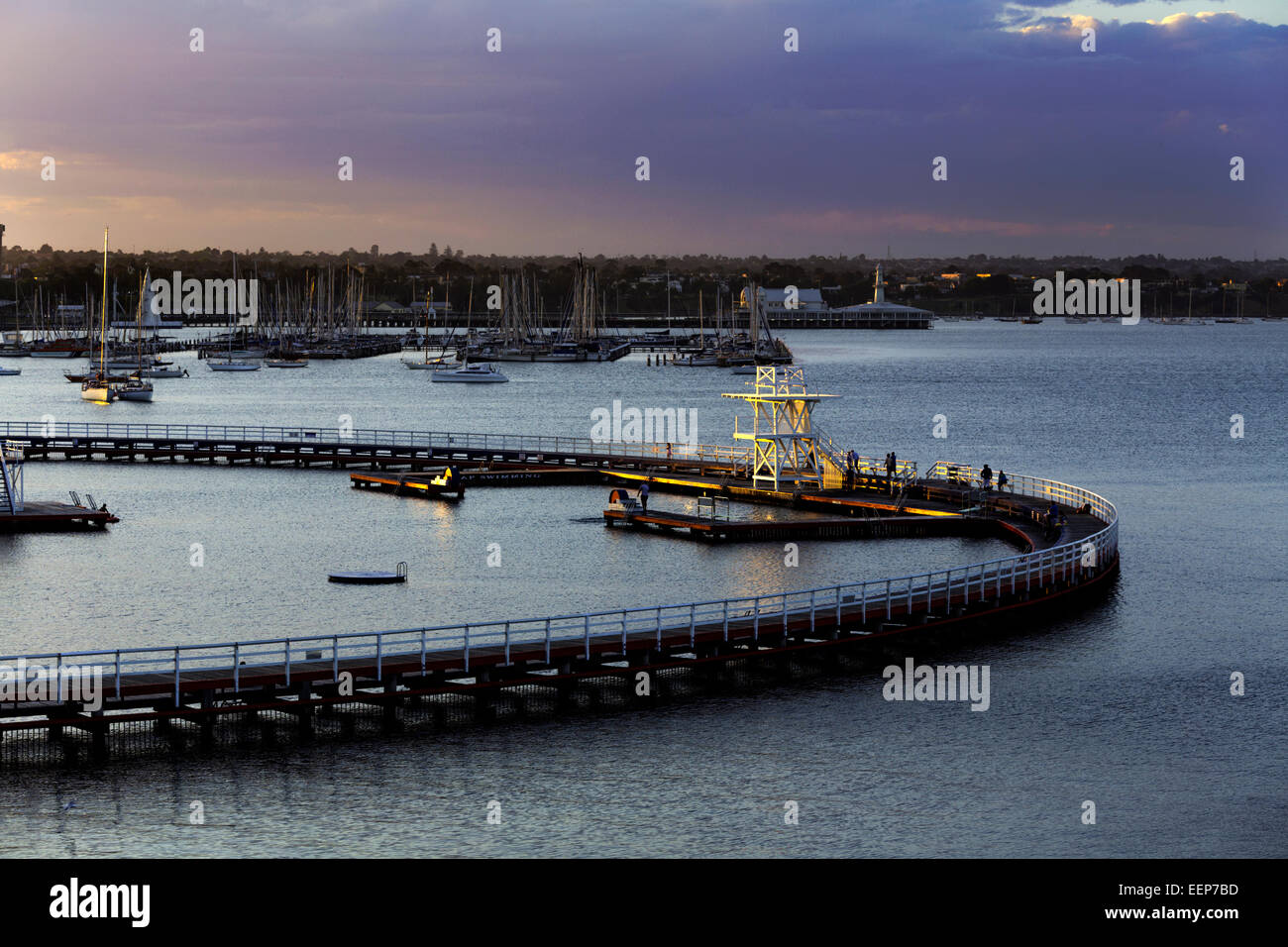 Heritage Victorian swimming pool Geelong, Victoria, Australia Stock ...