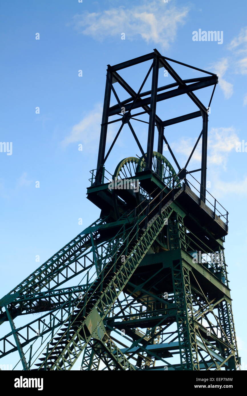 Bersham Colliery Headframe, Wrexham Stock Photo - Alamy