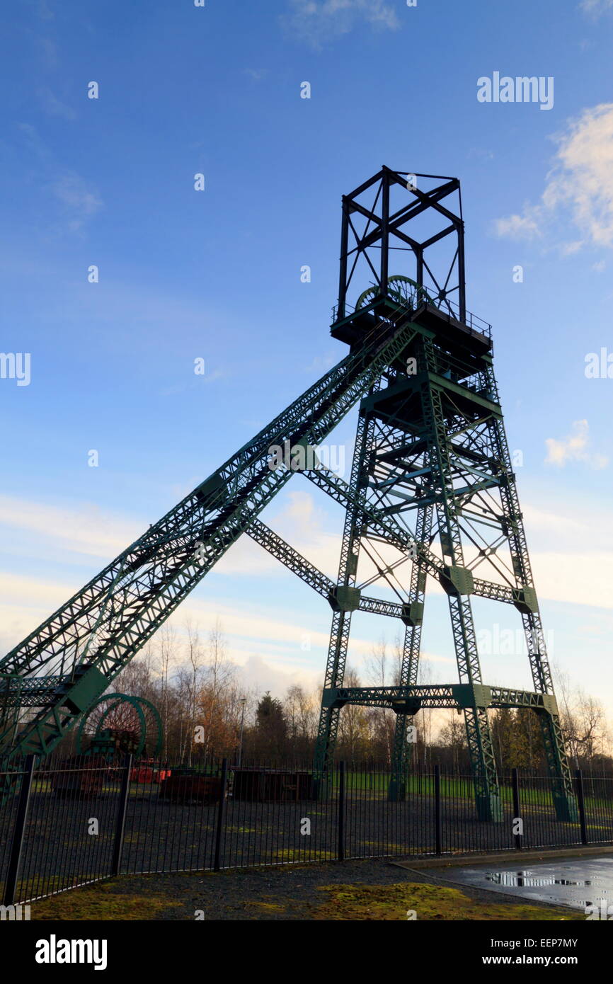 Bersham Colliery Headframe, Wrexham Stock Photo - Alamy