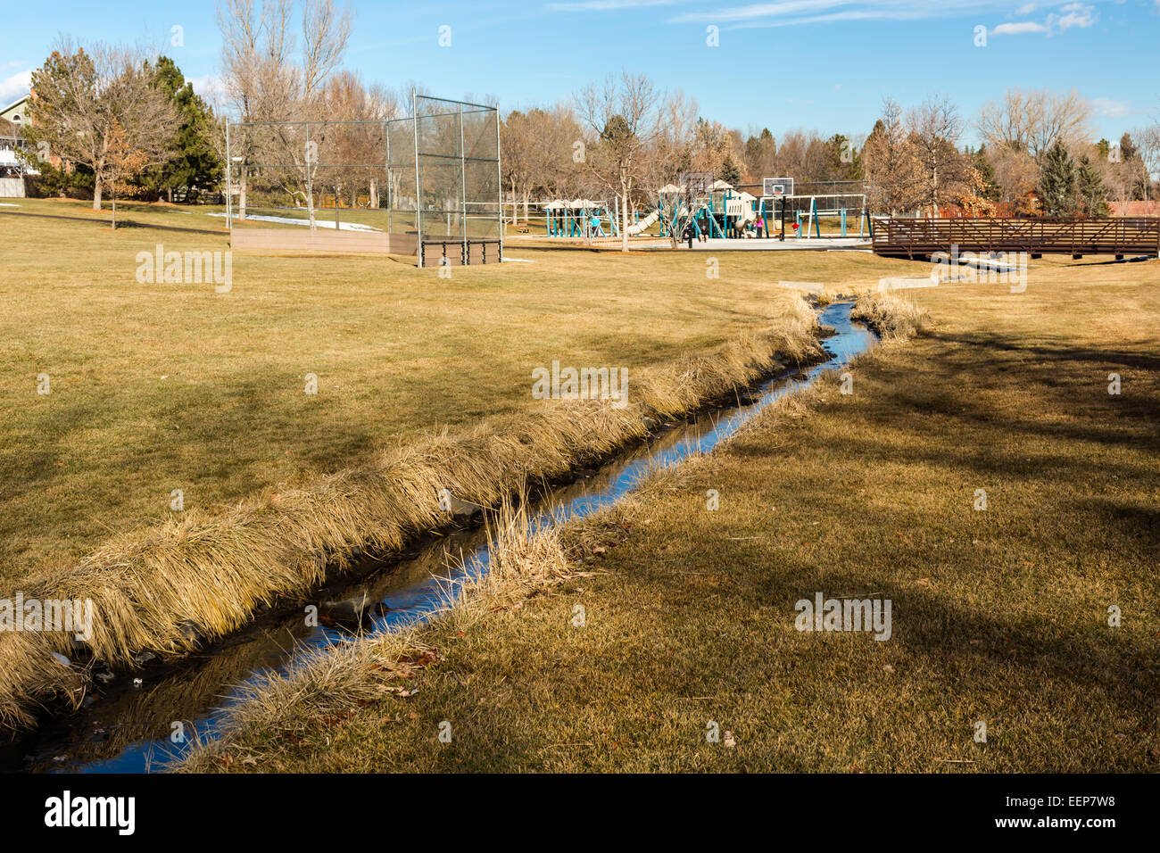 Suburbs park in colorado rocky hi-res stock photography and images - Alamy