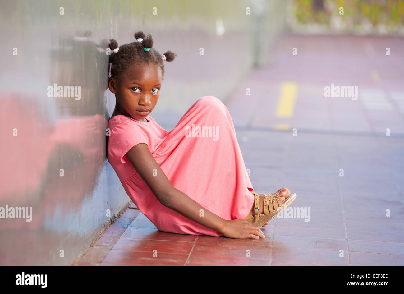 Sad Middle School Girl