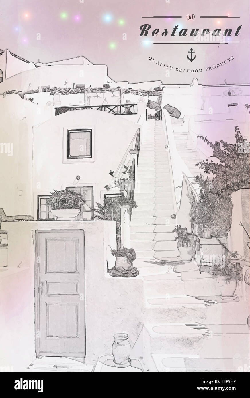 Restaurant Menu Card Design template Stock Photo - Alamy