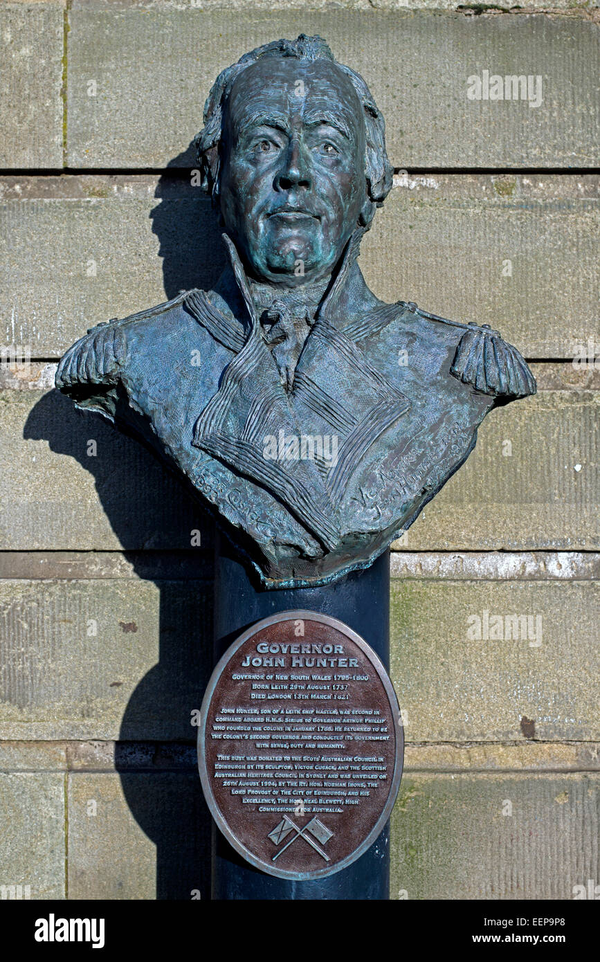 Bust of John Hunter (1737-1821), born in Leith and Governor of New ...