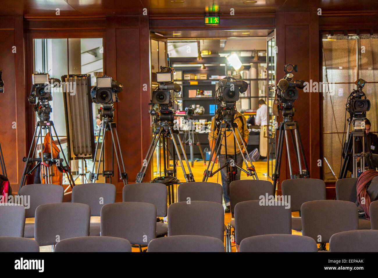 Press Conference Cameras