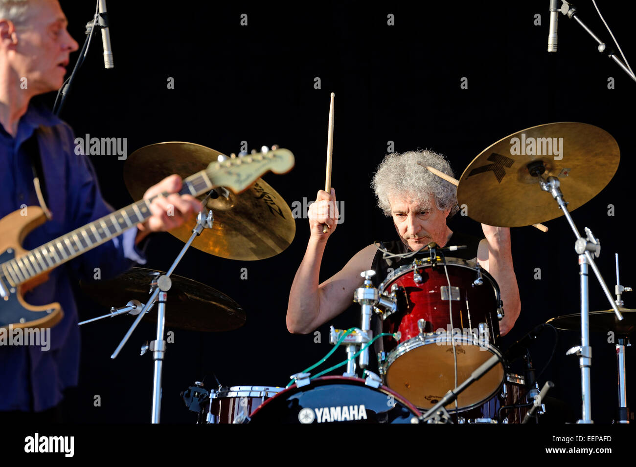 BARCELONA - MAY 30: Drummer of Television (legendary rock band ...