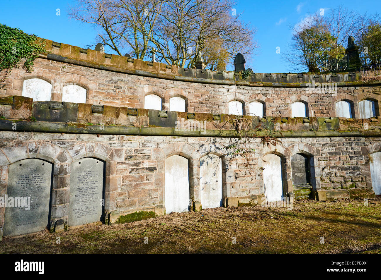 The Catacombs At Warstone Cemetery Birmingham West Midlands UK Stock ...