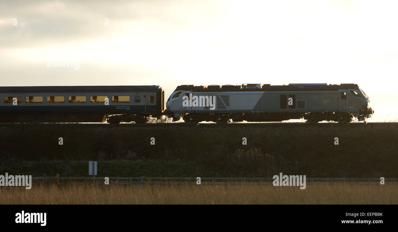 Chiltern Railways class 68 diesel locomotive Stock Photo - Alamy