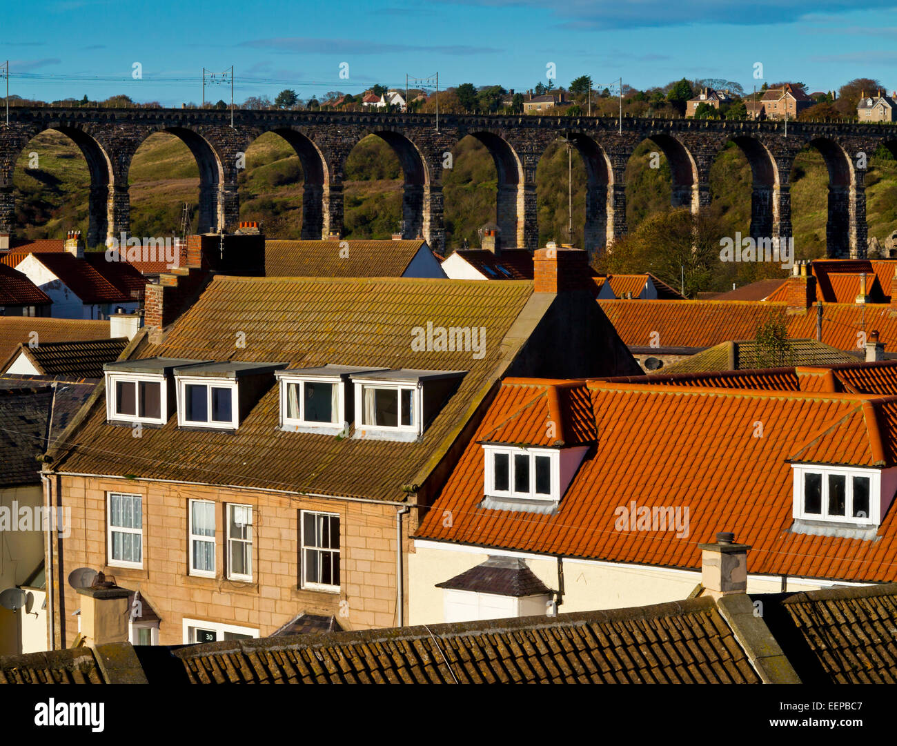 Royal Border Bridge at Berwick Upon Tweed Northumberland UK designed by ...