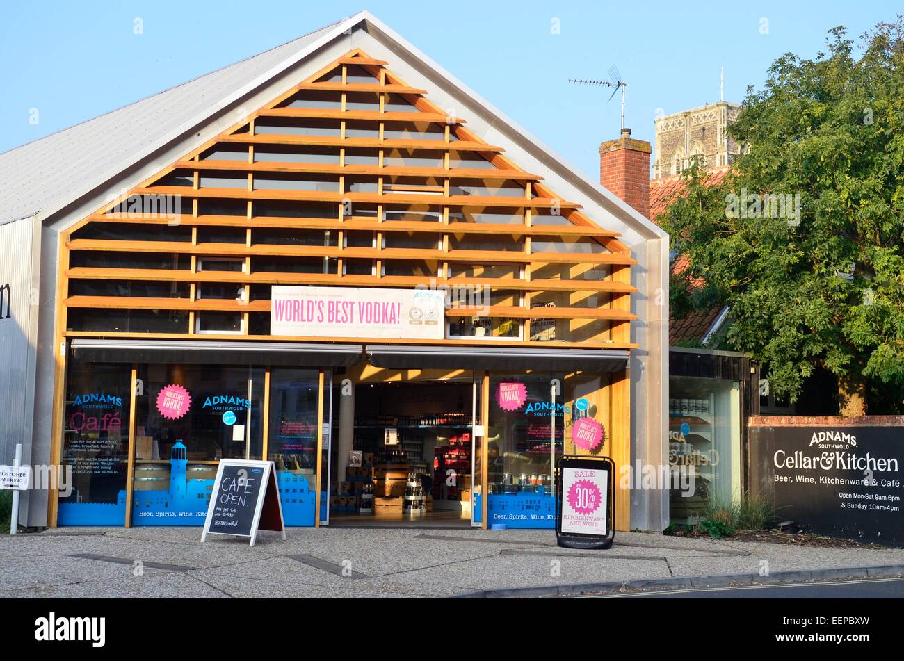 Adnams Brewery/Distillery Gift Shop in Southwold, Suffolk Stock Photo ...