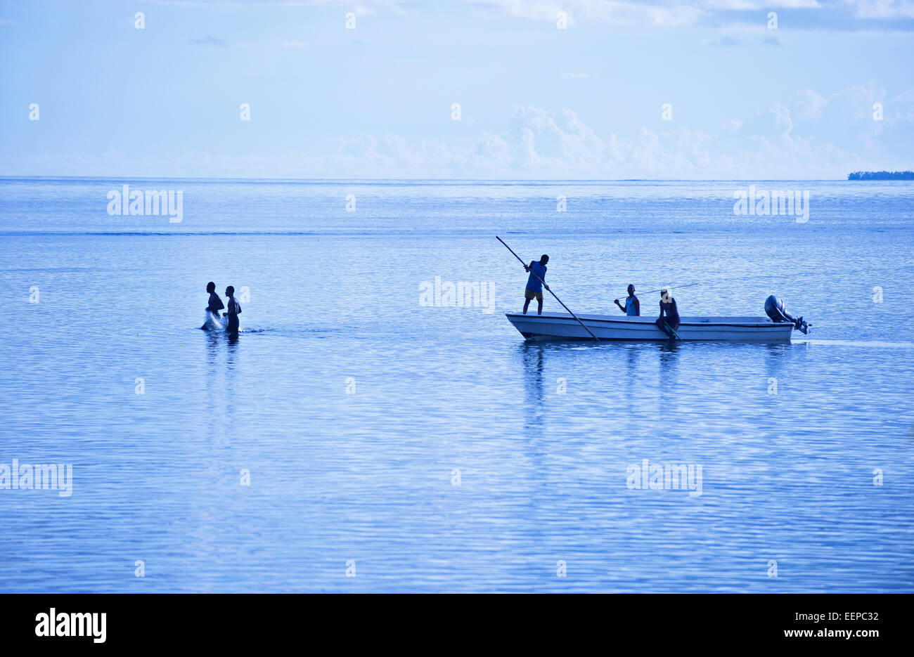 Fiji fijian boat pacific hi-res stock photography and images - Alamy