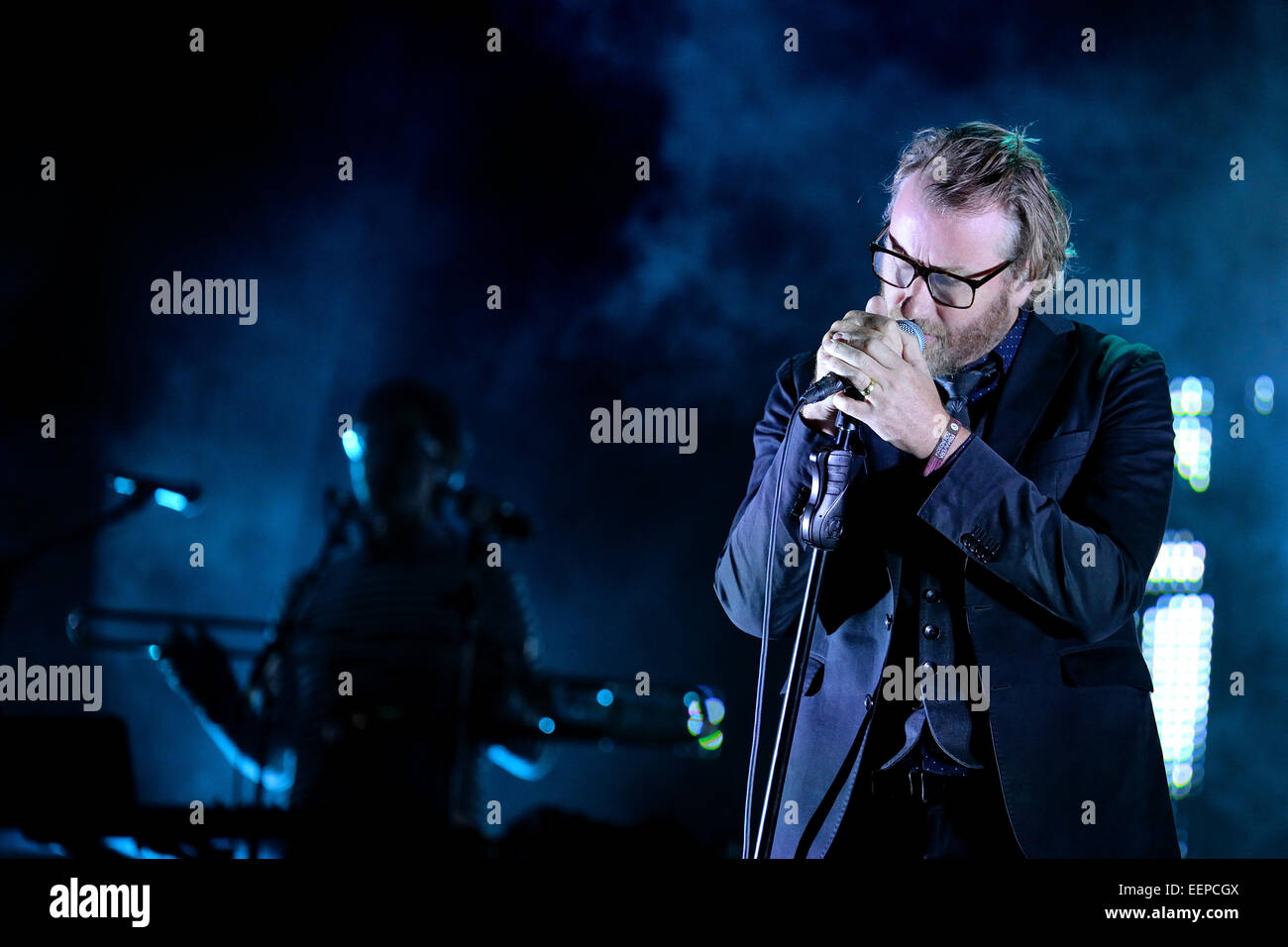 American indie rock band, the national hi-res stock photography and ...
