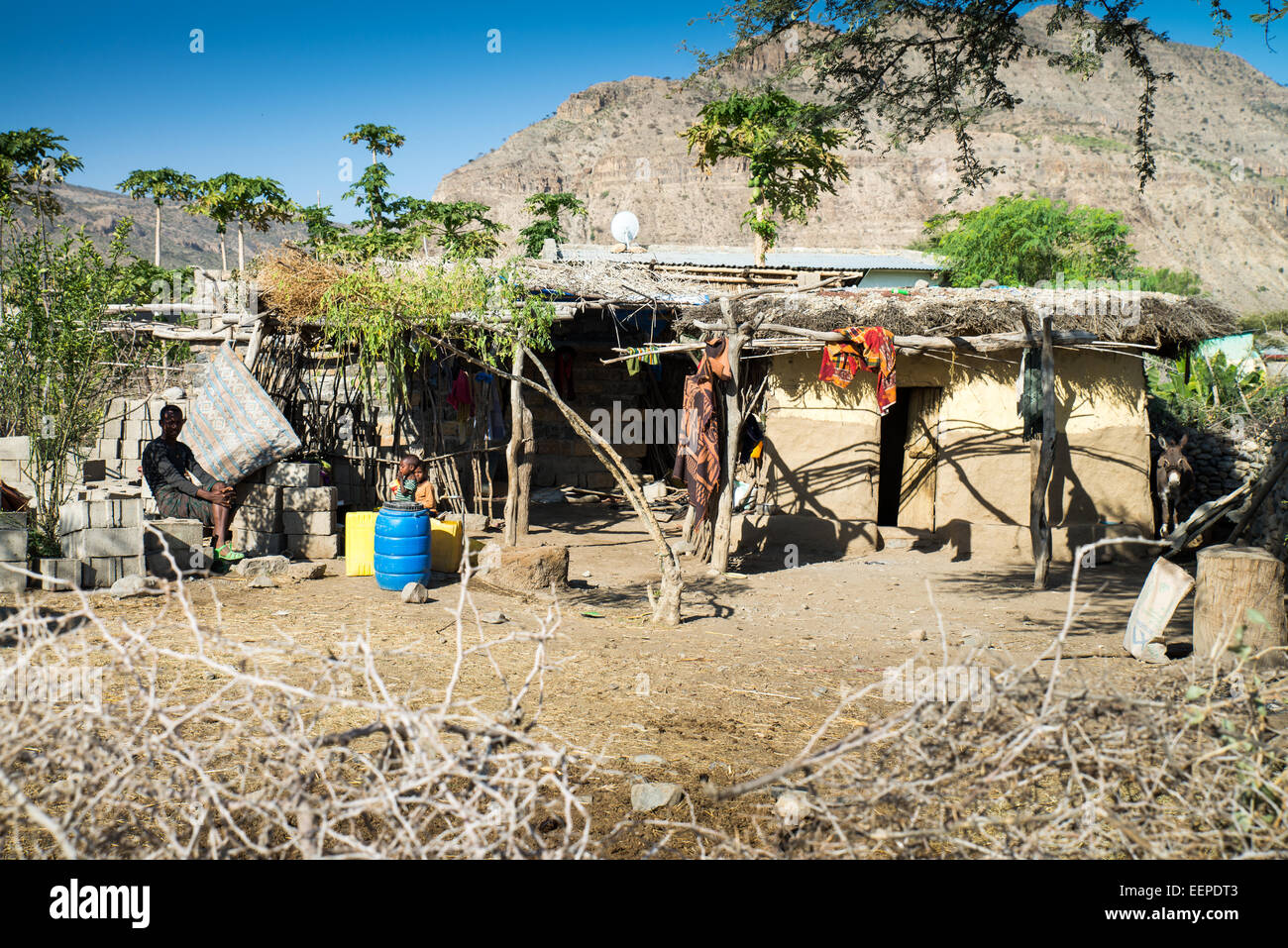 rural house in the Ethiopia, Africa Stock Photo - Alamy