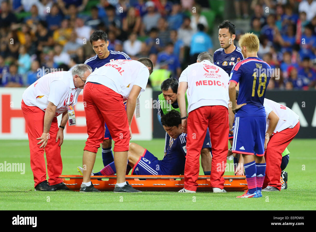 Melbourne, Australia. 20th Jan, 2015. Japan team group (JPN) Football ...