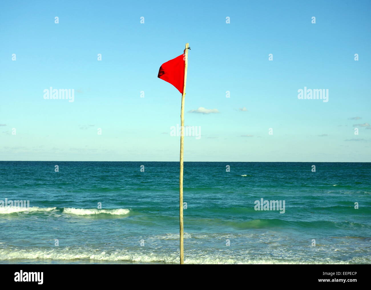 Tropical beach flag hi-res stock photography and images - Alamy