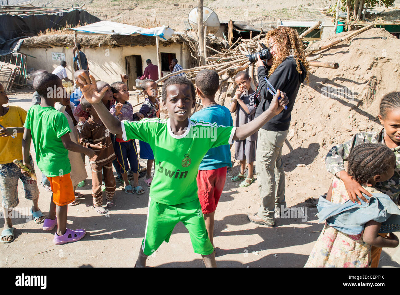 Ethiopian children playing hi-res stock photography and images - Alamy