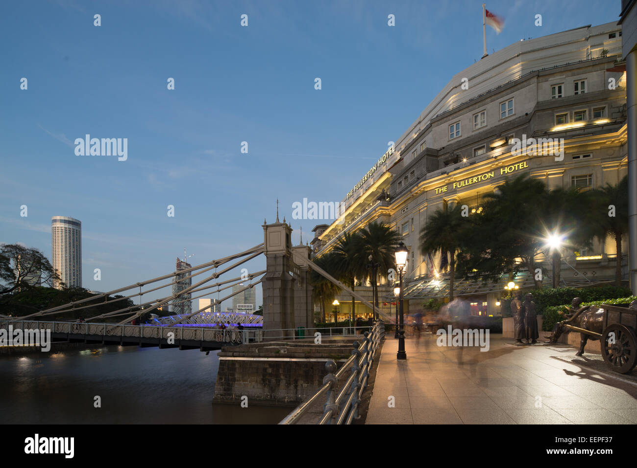 Historic Fullerton Building. Fullerton Hotel, Singapore Stock Photo - Alamy