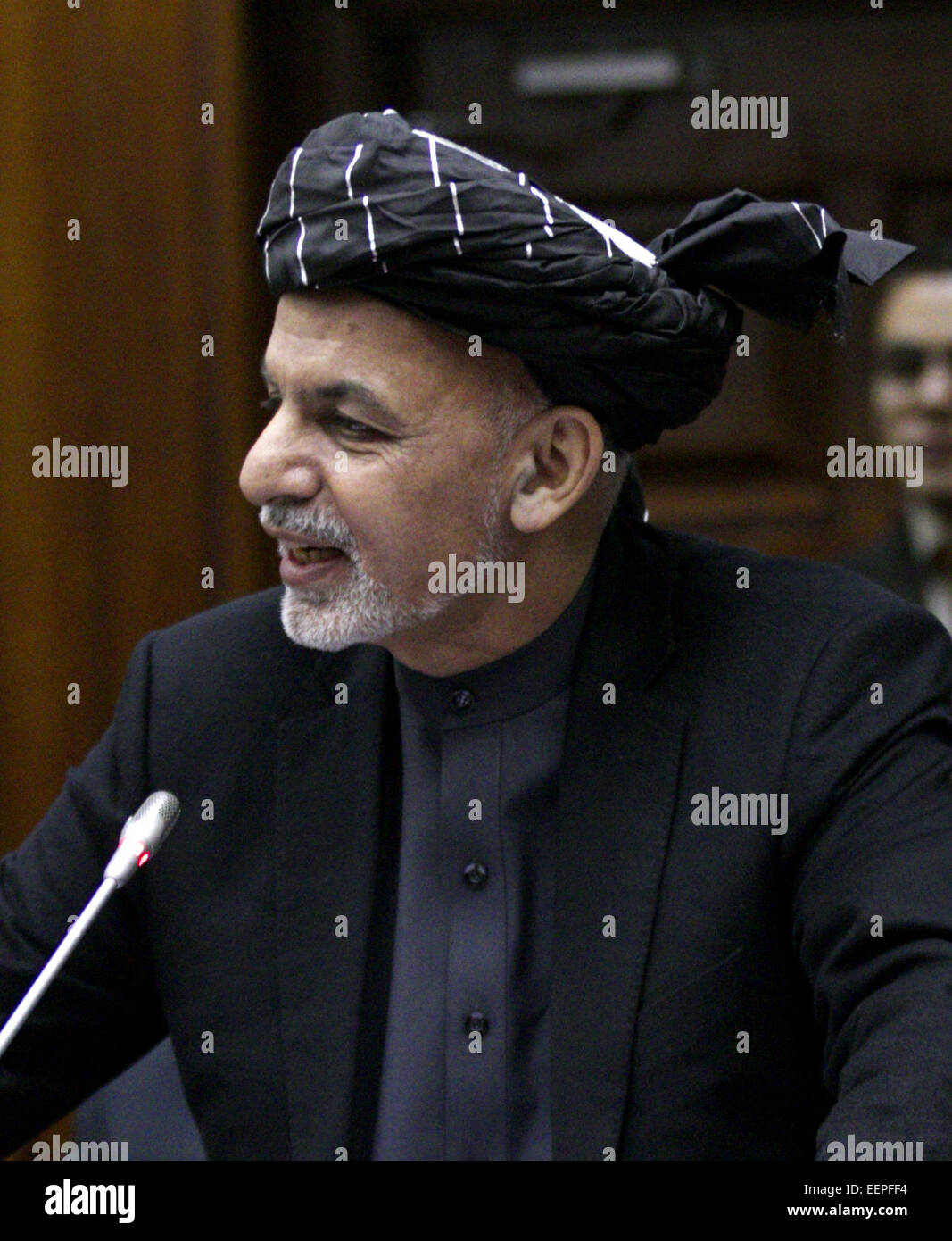 Kabul, Afghanistan. 20th Jan, 2015. Afghan President Mohammad Ashraf ...