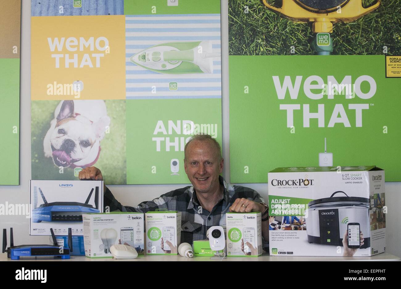 Los Angeles, California, USA. 13th Jan, 2015. Chet Pipkin, founder and ...