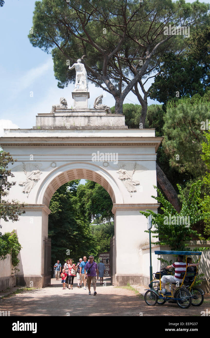 Villa borghese rome gardens hi-res stock photography and images - Alamy