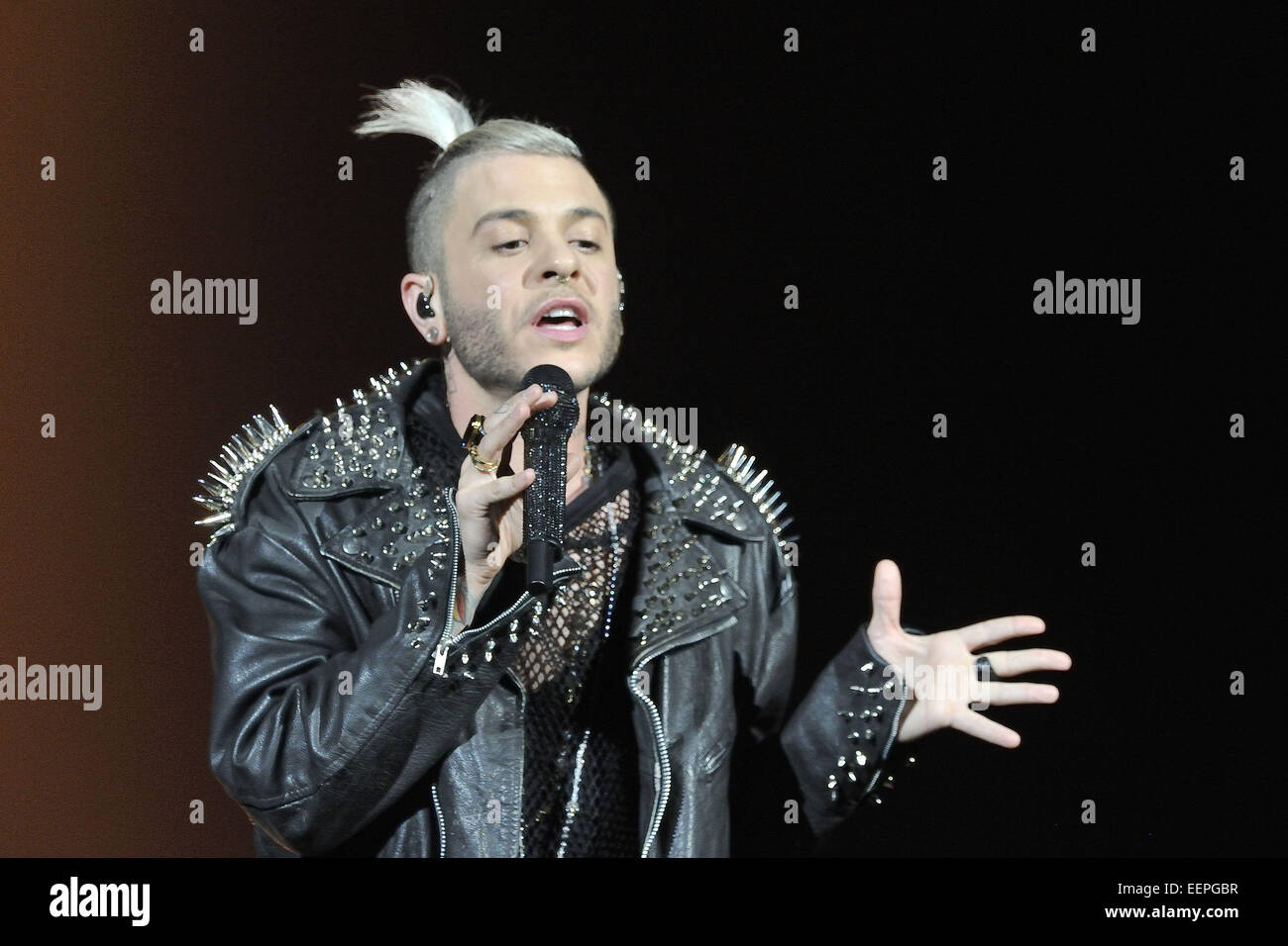 Ferras performs on stage during Katy Perry Prismatic World Tour at the ...
