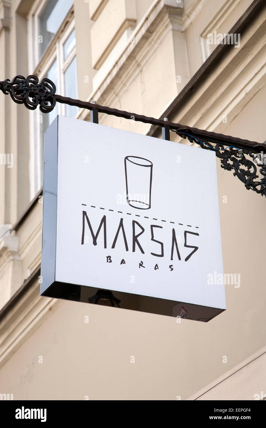 Marsas Bar, Vilnius, Lithuania Stock Photo - Alamy