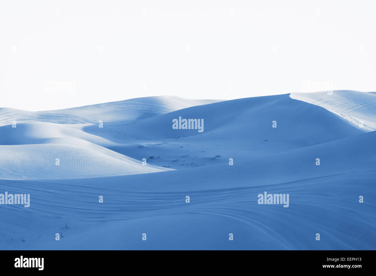 Arctic desert. winter landscape with snow drifts Stock Photo - Alamy