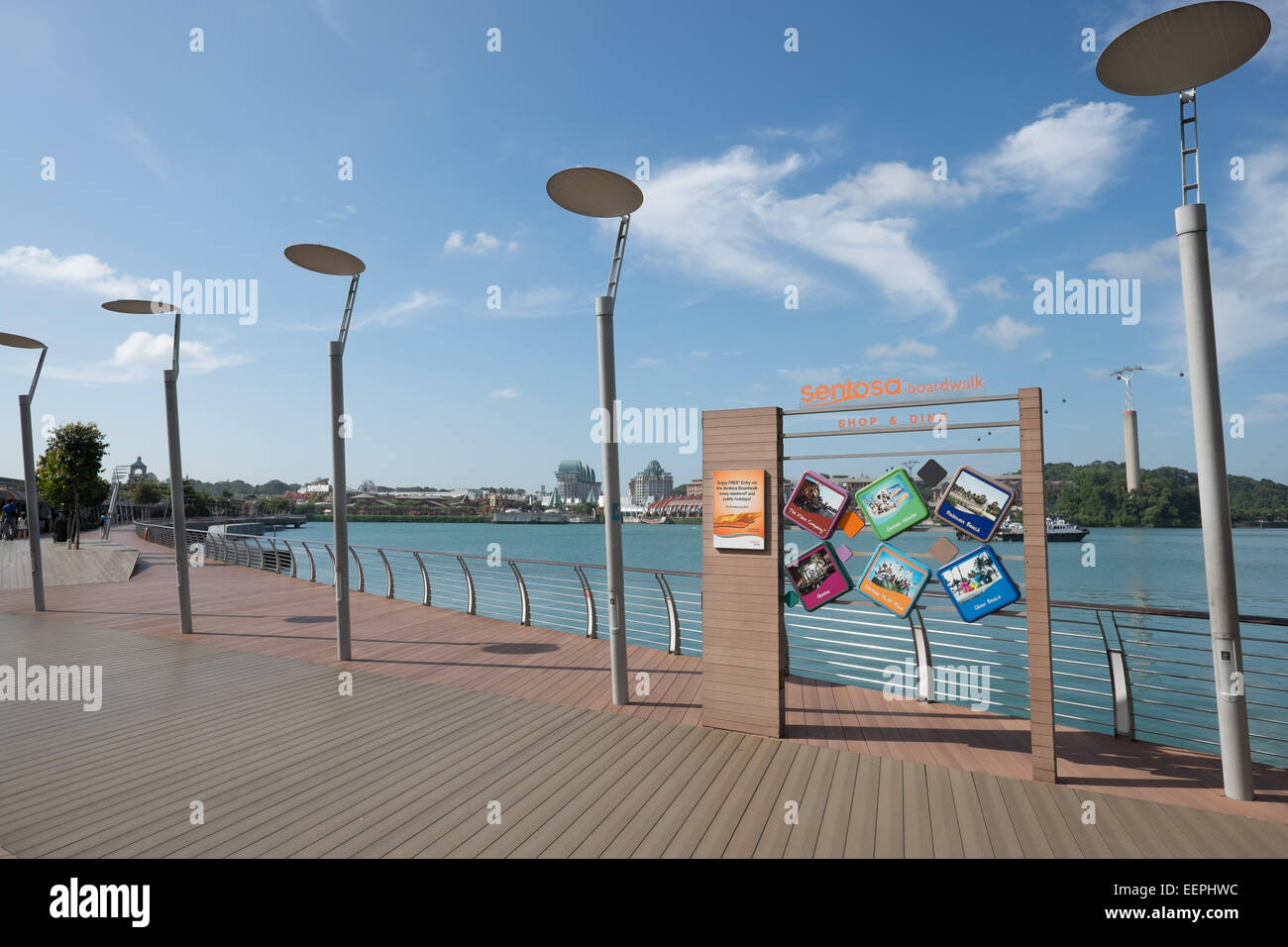 Sentosa Boardwalk, at Vivo City Mall in Singapore Stock Photo - Alamy