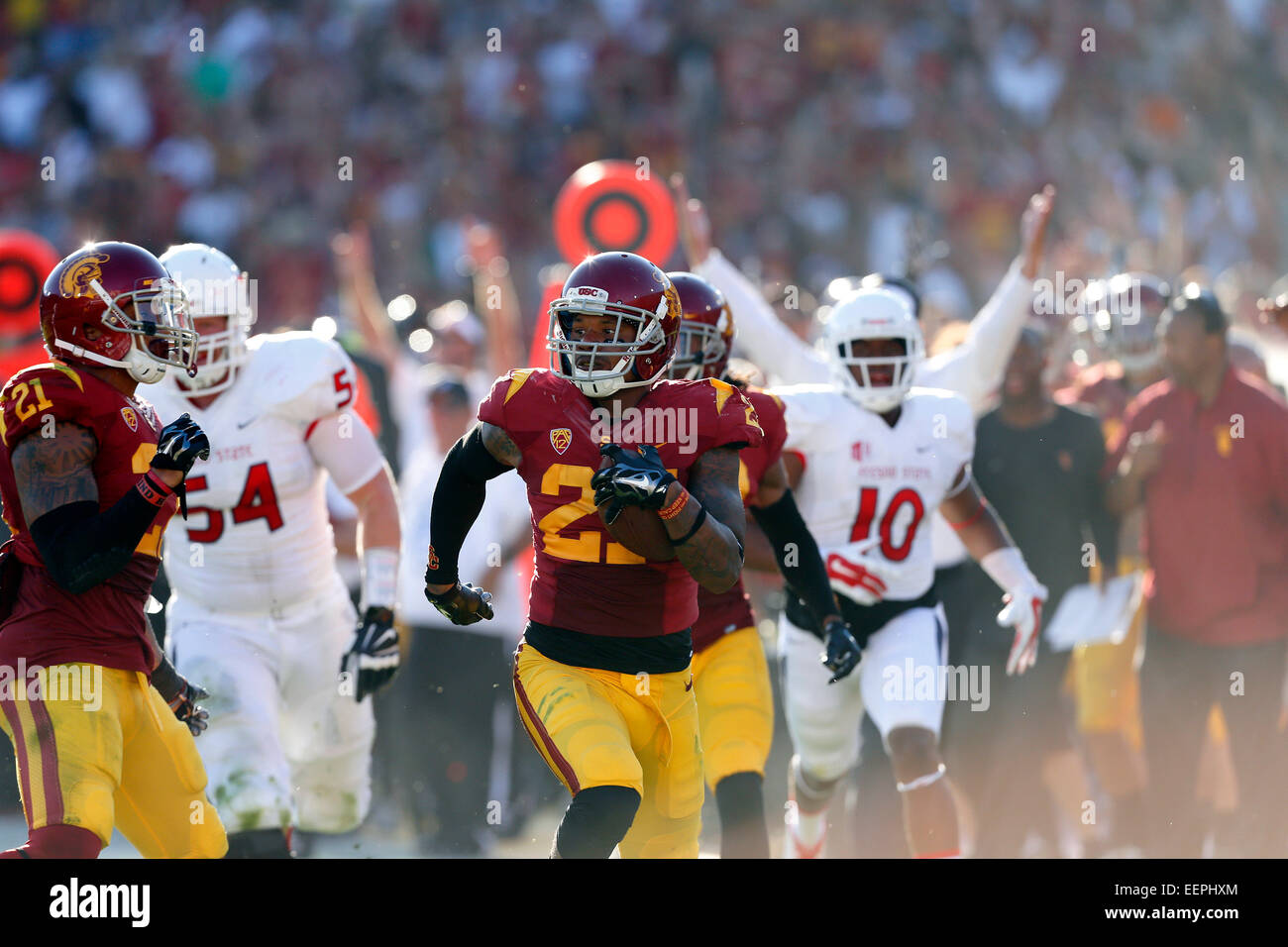 Los Angeles, CA, USA. 30th Aug, 2014. USC Trojans safety Gerald Bowman ...