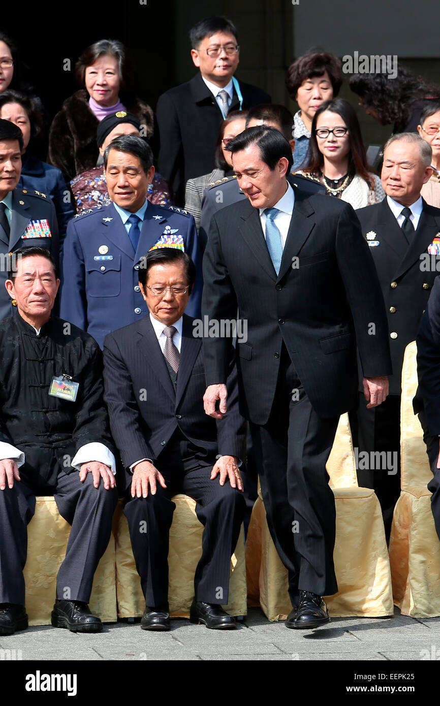 Ma Ying-jeou attends the 60th anniversary of Battle of Yijiangshan in ...