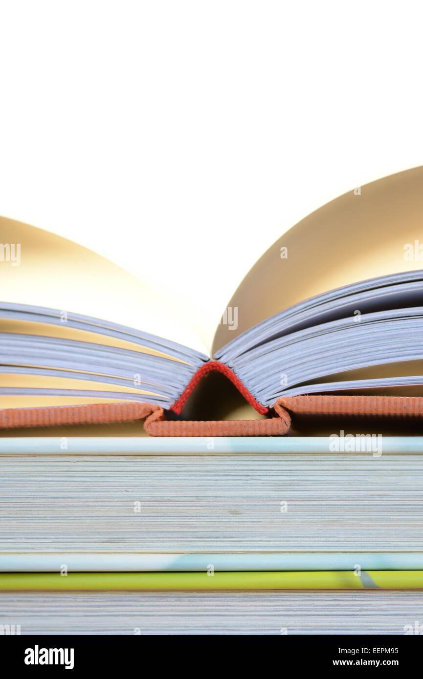 A close up shot of a reading book Stock Photo - Alamy