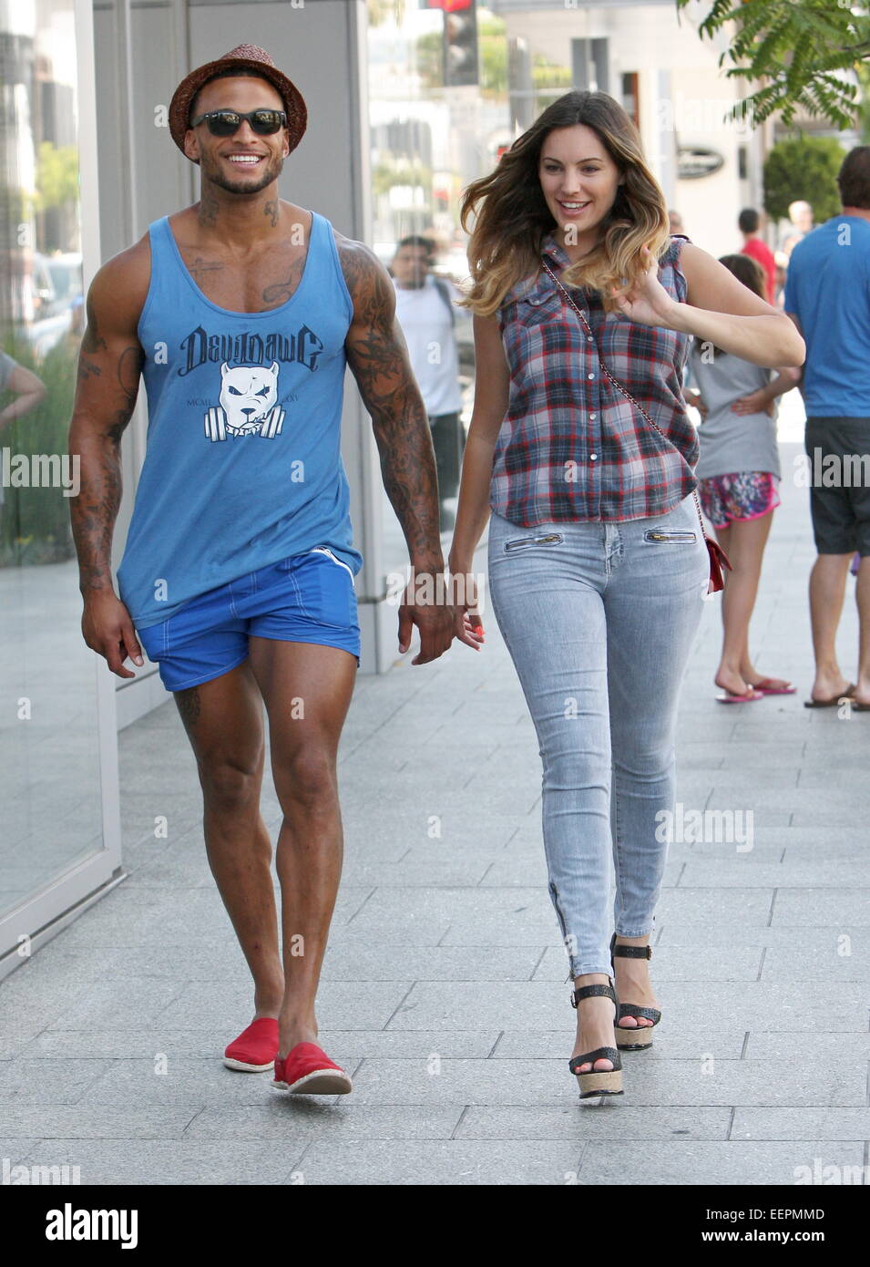 Kelly Brook and fiancé David McIntosh shop in Beverly Hills Featuring ...