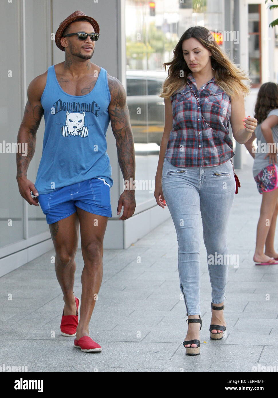 Kelly Brook and fiancé David McIntosh shop in Beverly Hills Featuring ...