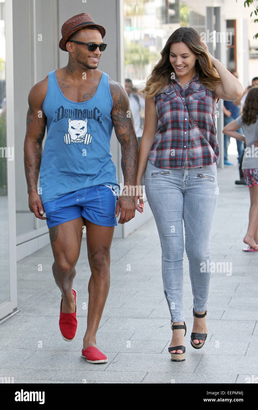 Kelly Brook and fiancé David McIntosh shop in Beverly Hills Featuring ...