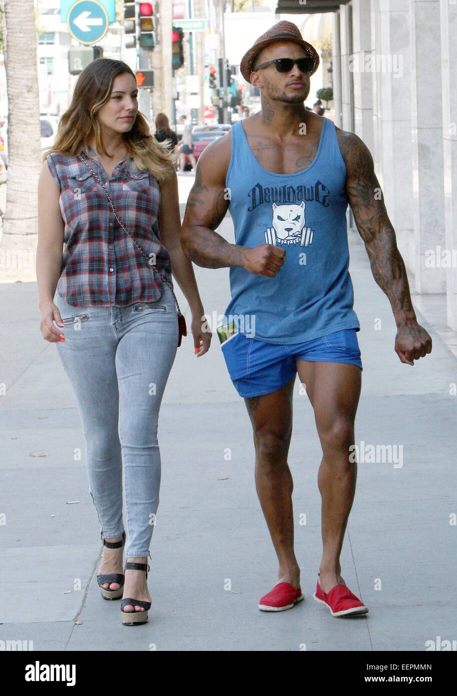 Kelly Brook and fiancé David McIntosh shop in Beverly Hills Featuring ...