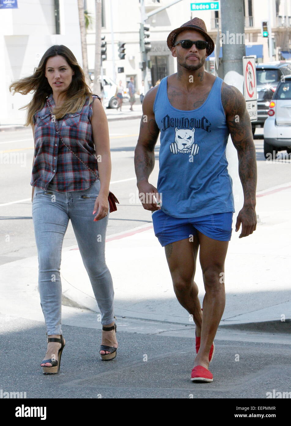 Kelly Brook and fiancé David McIntosh shop in Beverly Hills Featuring ...