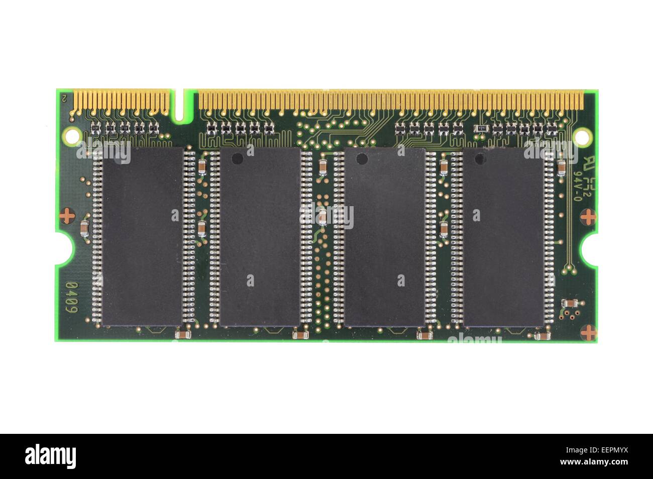 A close up shot of a computers processing board Stock Photo - Alamy