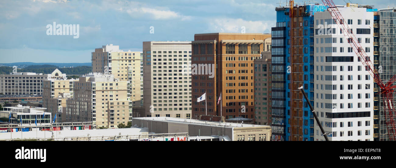 Seaport area partial under construction, World Trade Center, Boston ...