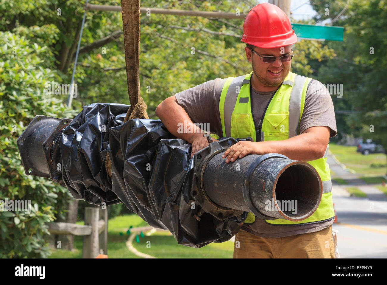 Worker water hi-res stock photography and images - Alamy
