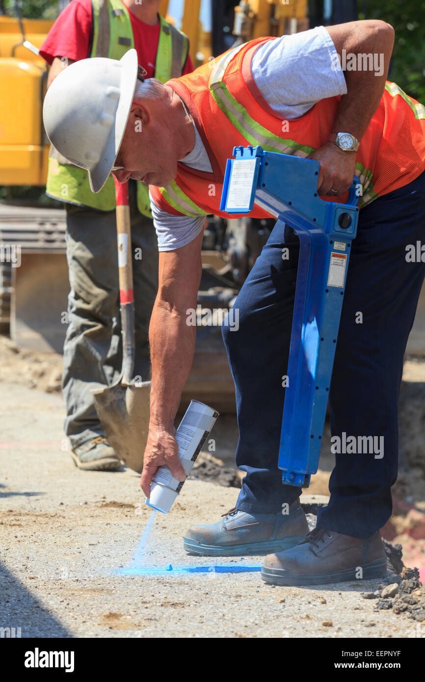 Construction site marking hi-res stock photography and images - Alamy