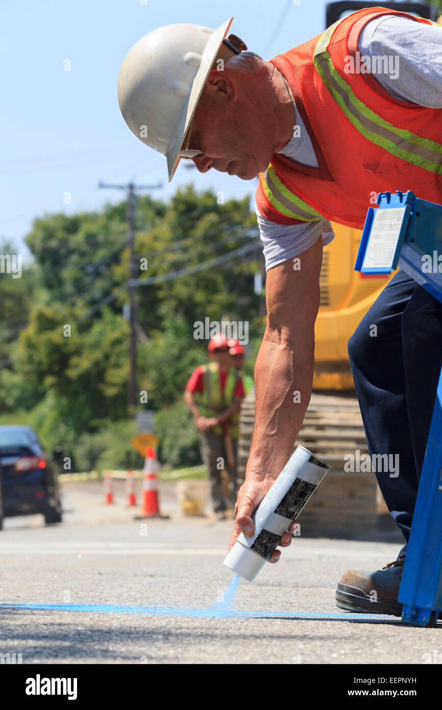 Construction site marking hi-res stock photography and images - Alamy