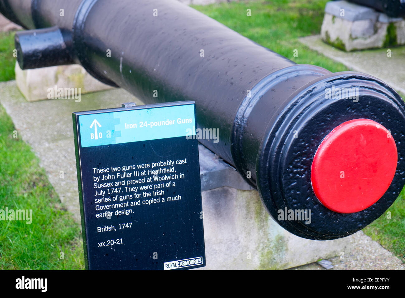 british gun made for the irish government, now displayed at the Tower ...